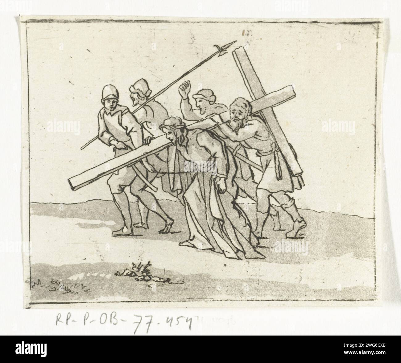 Christ on cross lance hi-res stock photography and images - Alamy