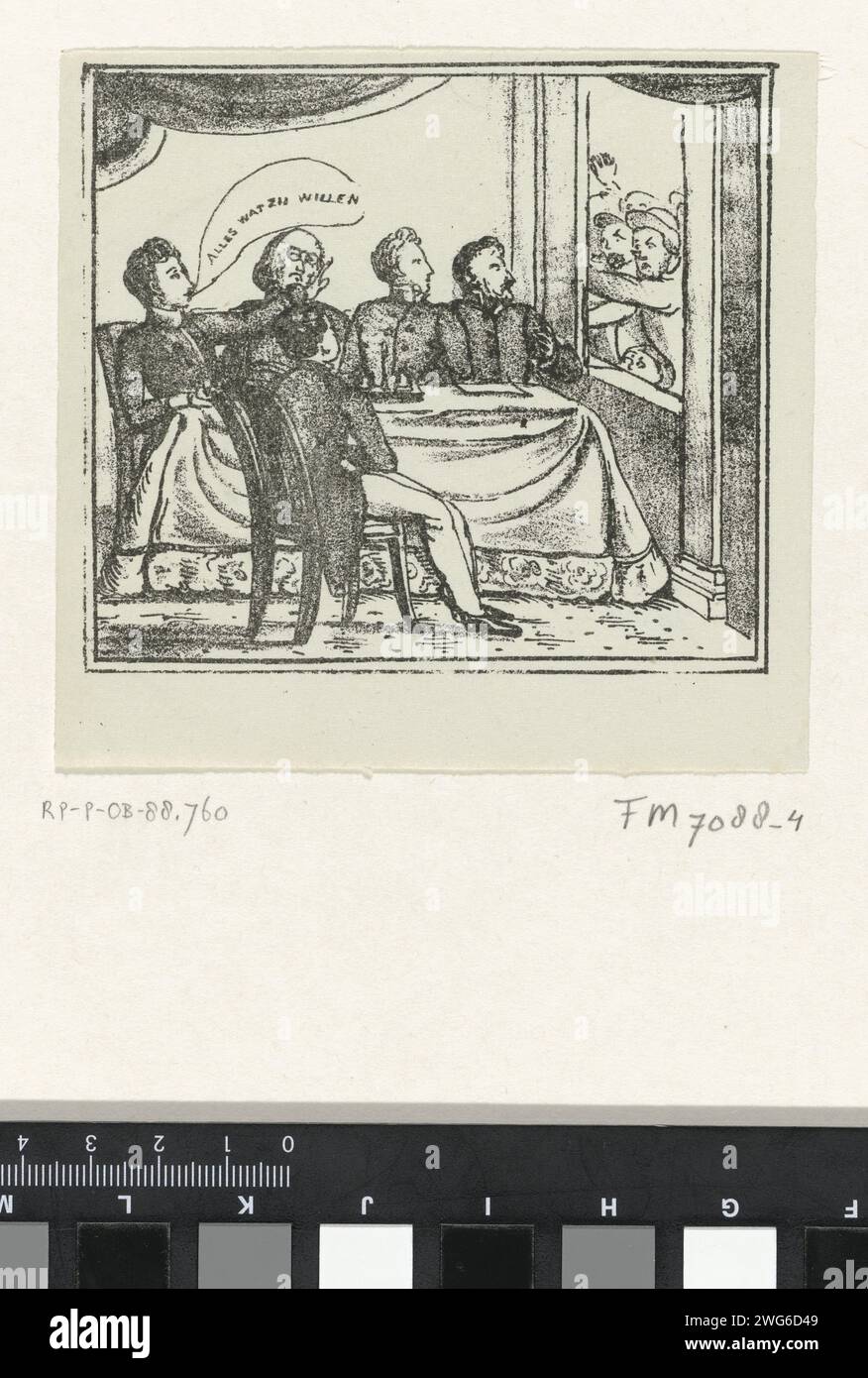 Everything they want, 1845 print A group of high -ranking people inside ...