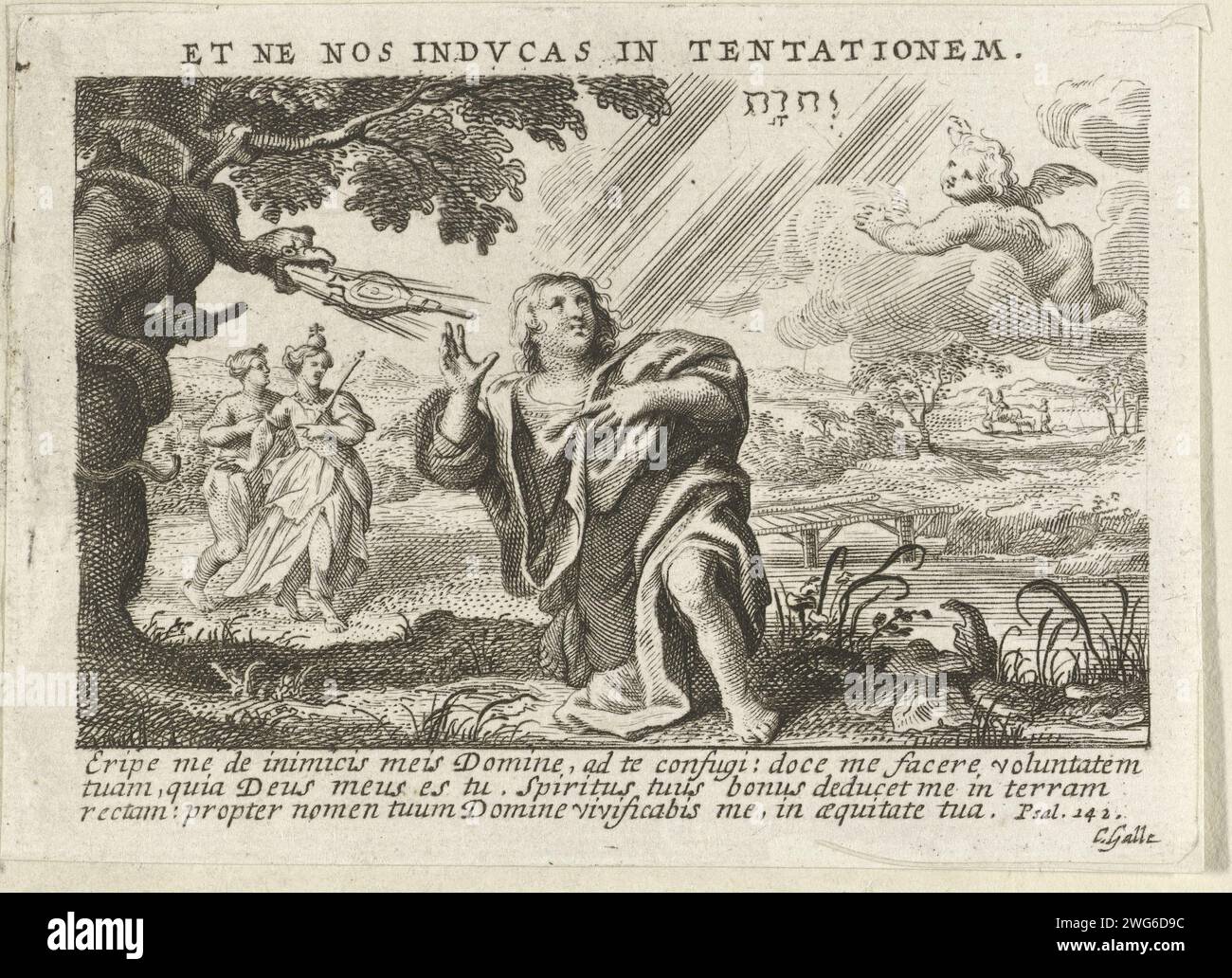 Testing of man, Cornelis Galle (II), 1638 - 1678 print Imagination of ...
