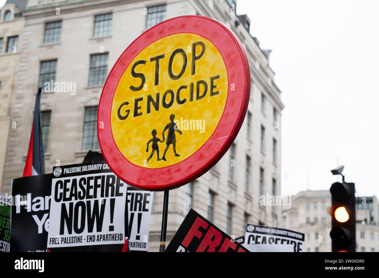 On 3rd February hundreds of thousands of people marched in support of ...