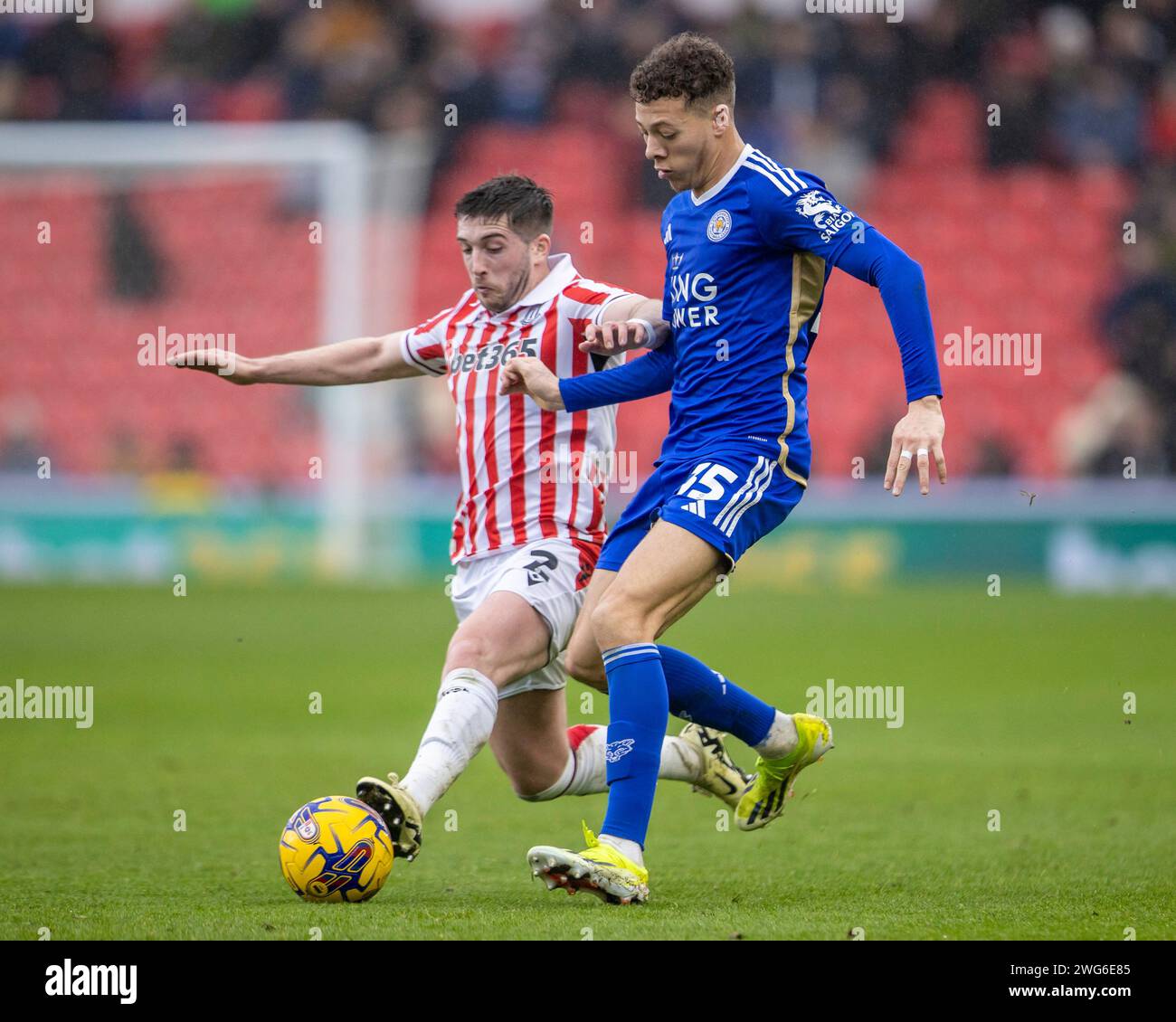 3rd February 2024; Bet365 Stadium, Stoke, Staffordshire, England; EFL ...