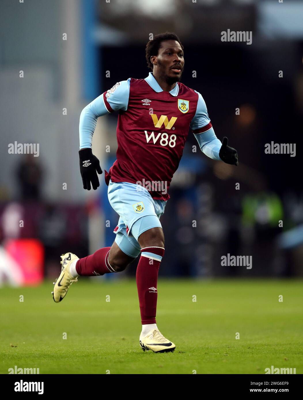 Burnley's David Datro Fofana during the Premier League match at Turf ...