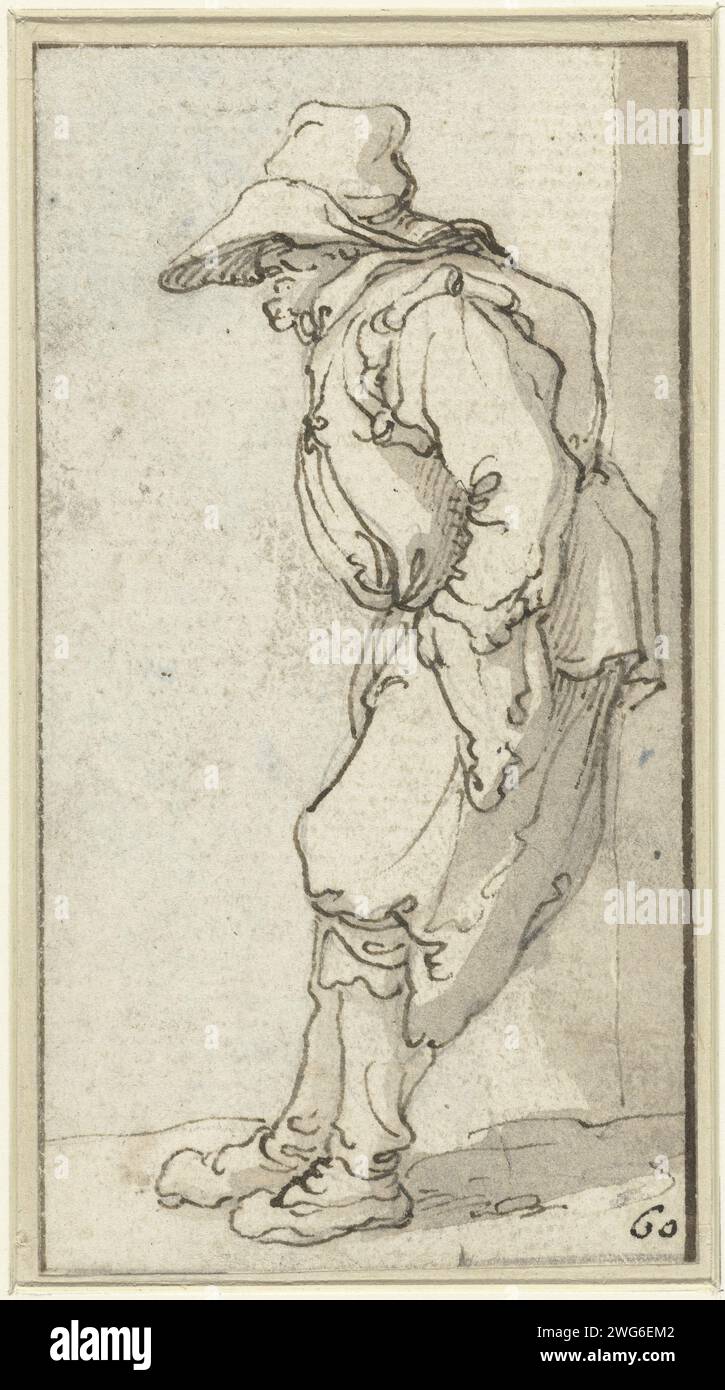 Beggar standing and leaning hi-res stock photography and images - Alamy