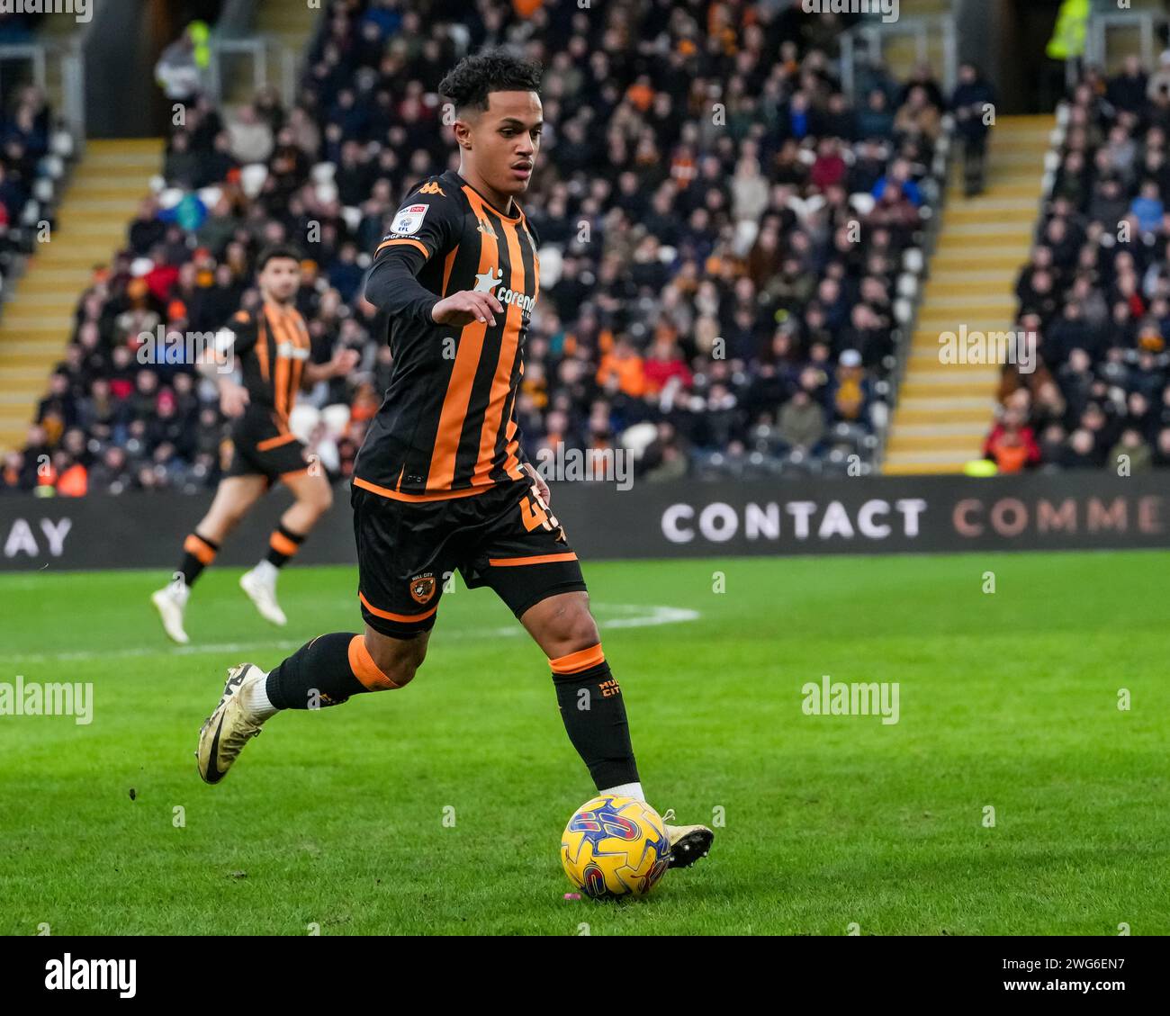 HULL, UK. 3rd February 2024. EFL Championship Football League: Hull ...