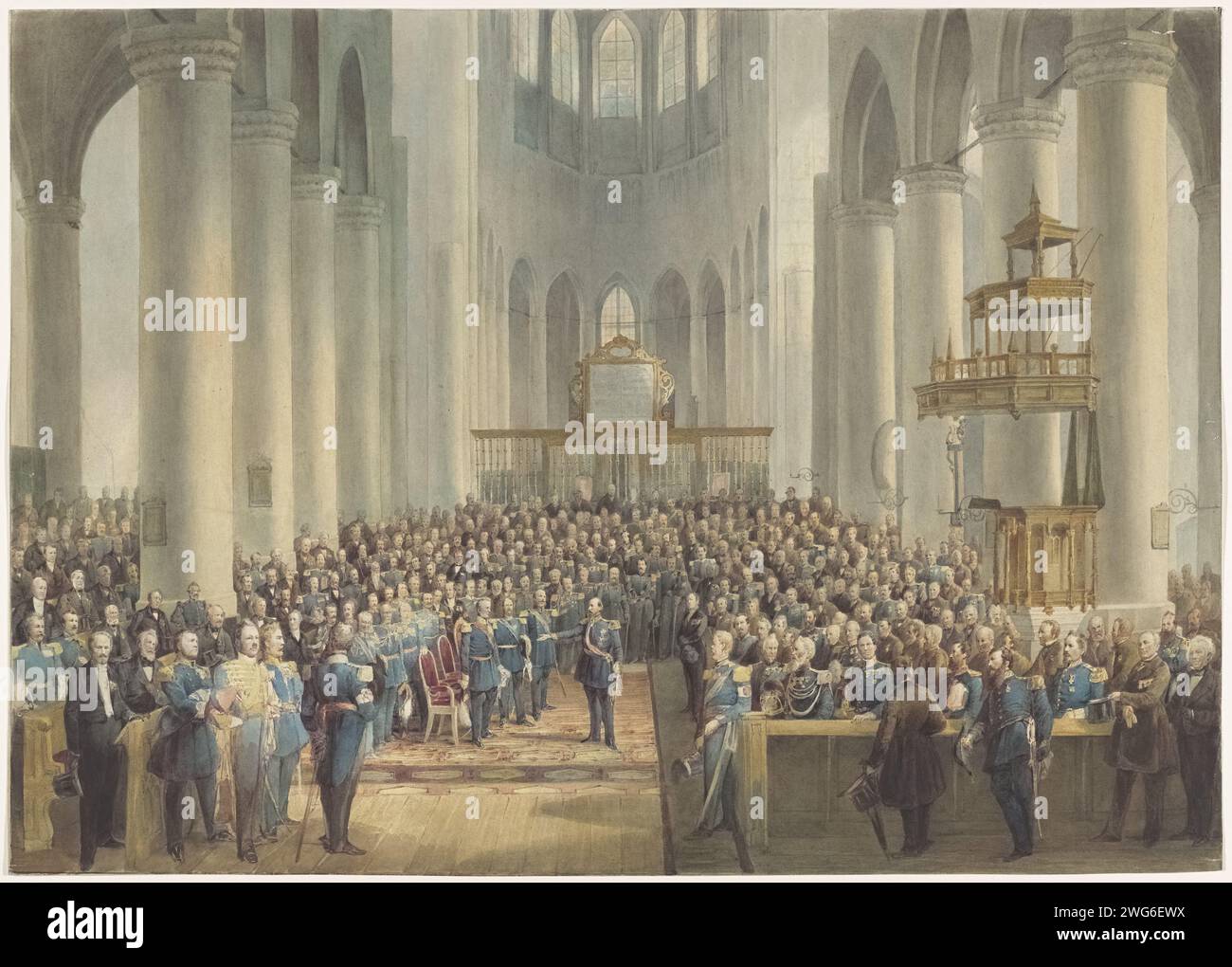 Party celebration in honor of the Old Fighters from 1813-1815, 1865 ...