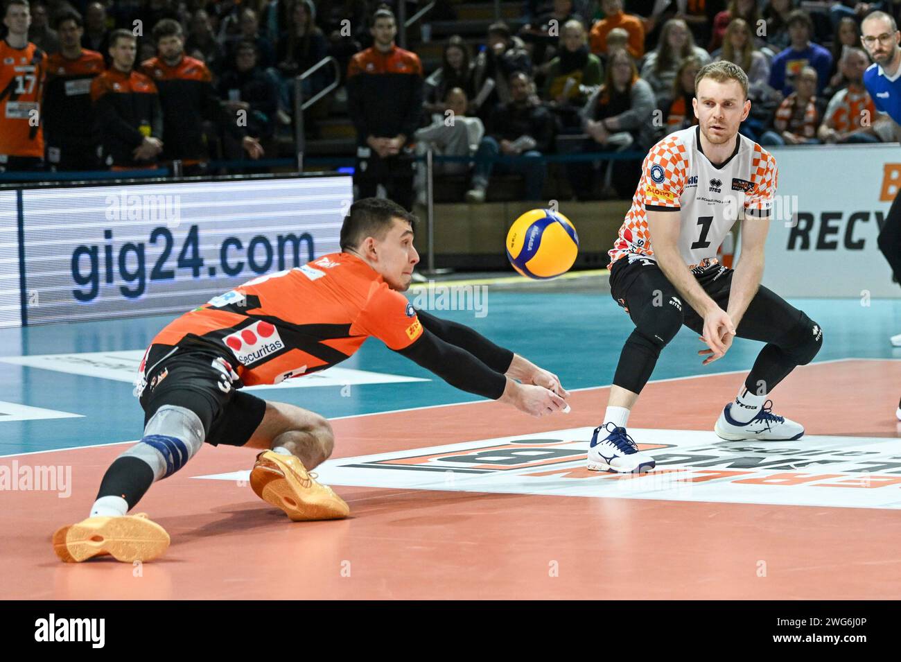 Berlin, Deutschland 03. Februar 2024: 1. VBL - 2023/2024 - Berlin ...