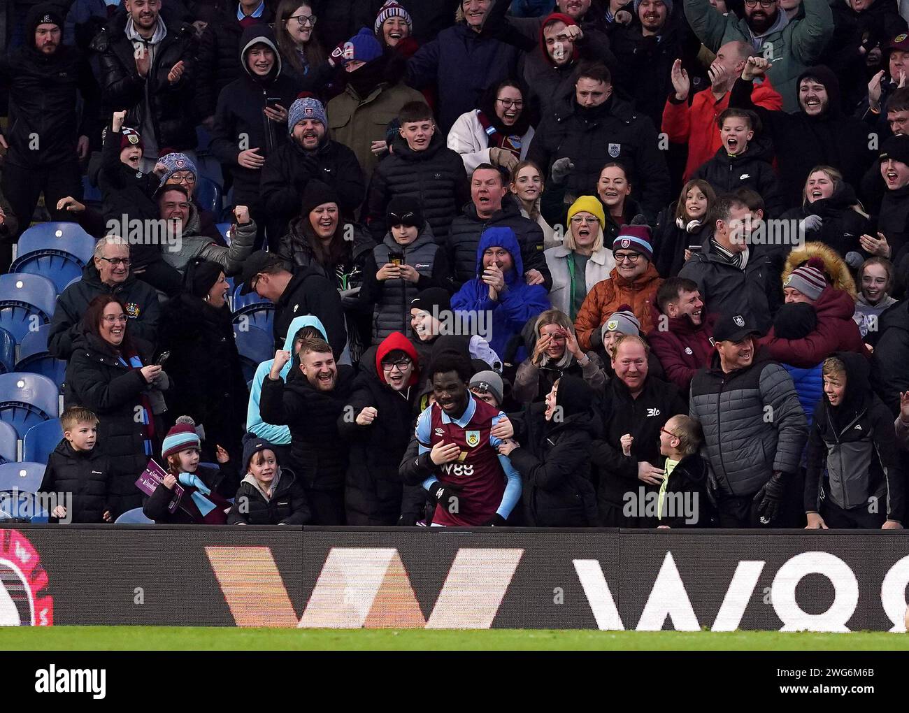 Burnley's David Datro Fofana celebrates scoring their side's second ...