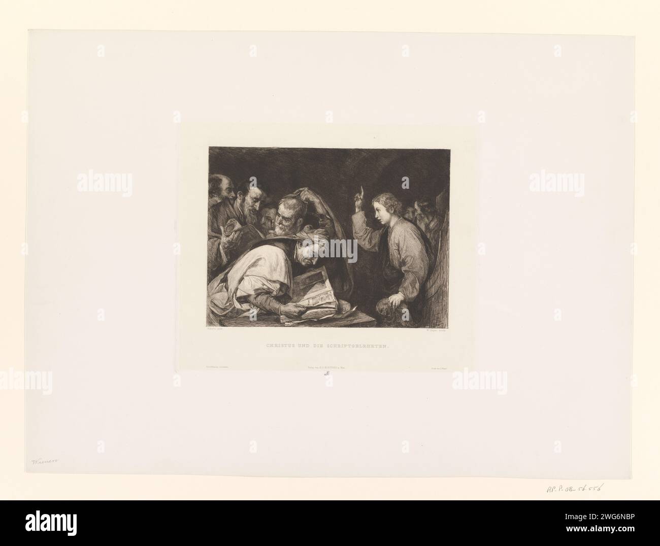 Twelve years old in the Temple, William Unger, After Jusepe de Ribera ...