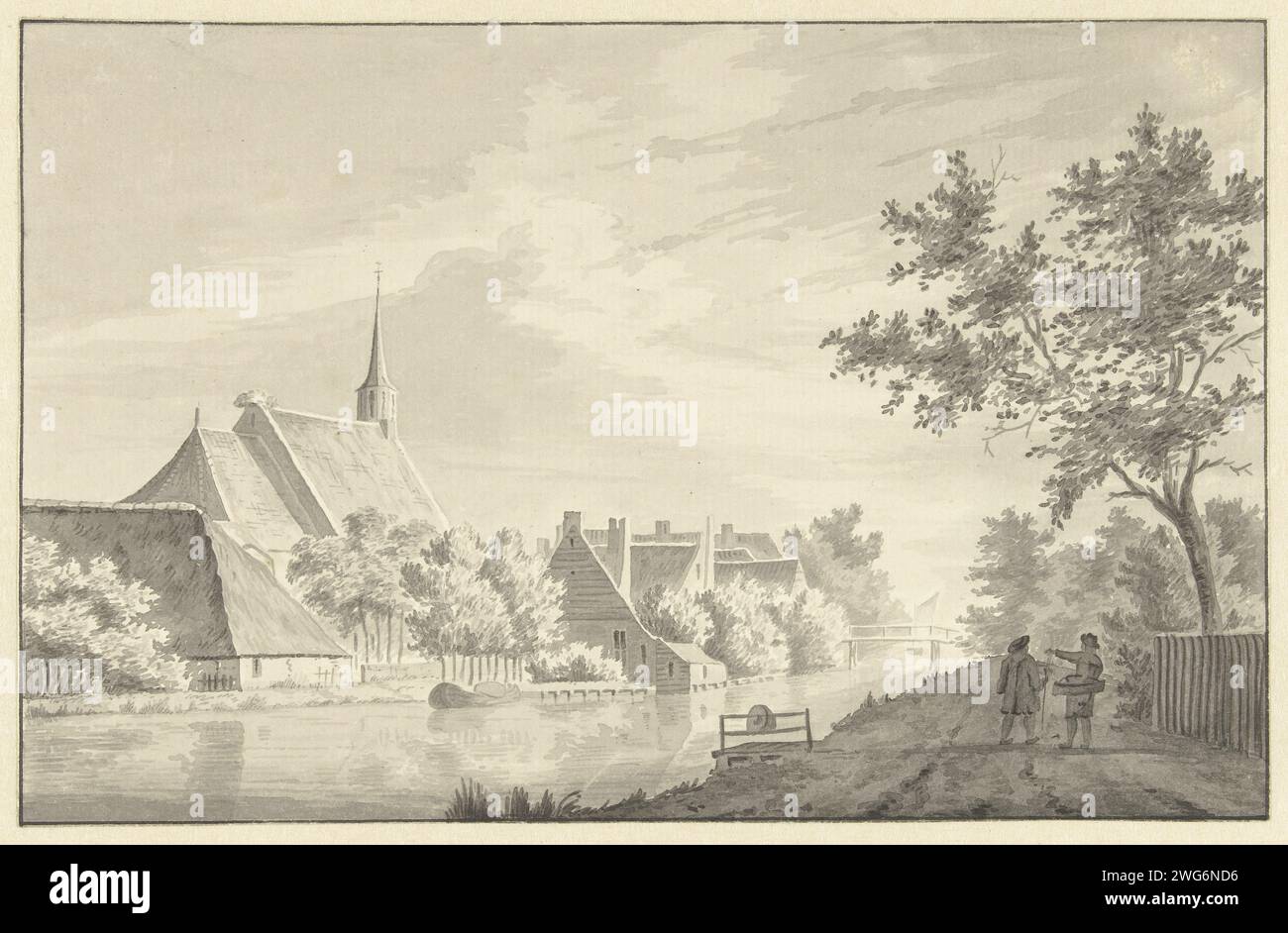 The village of Molenaarsgraaf, Theodorus Cornelis Schutter, 1756 ...