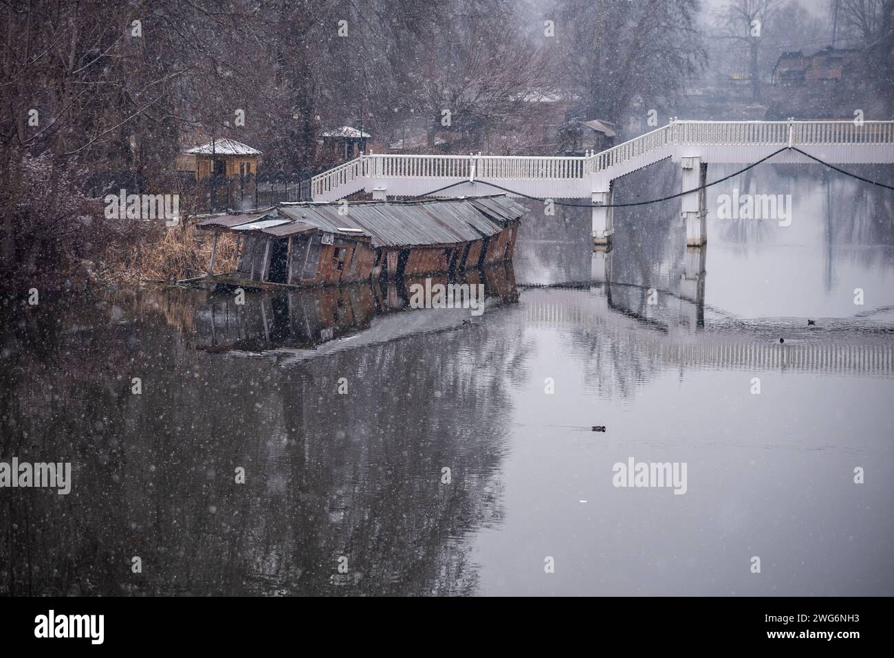 Submerged house seen in hi-res stock photography and images - Alamy