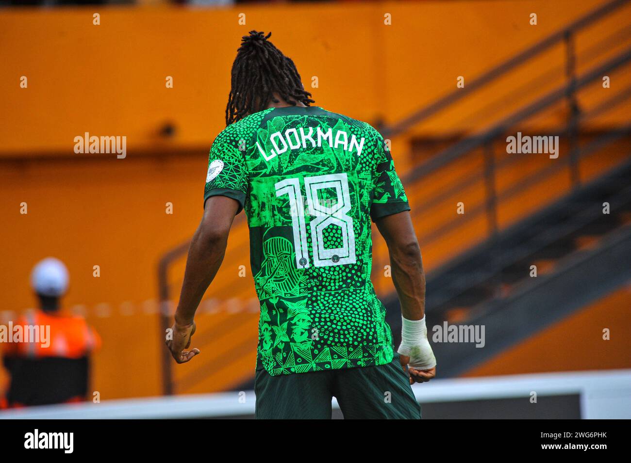 ABIDJAN, COTE D'IVOiRE - FEBRUARY 2; Ademola Lookman of Nigeria during ...
