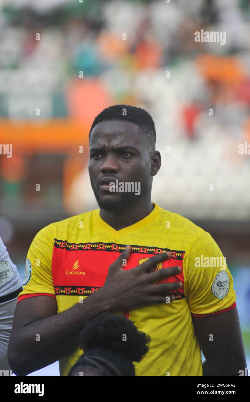 ABIDJAN, COTE D'IVOiRE - FEBRUARY 2; Manuel Luis Da Silva Cafumana of ...