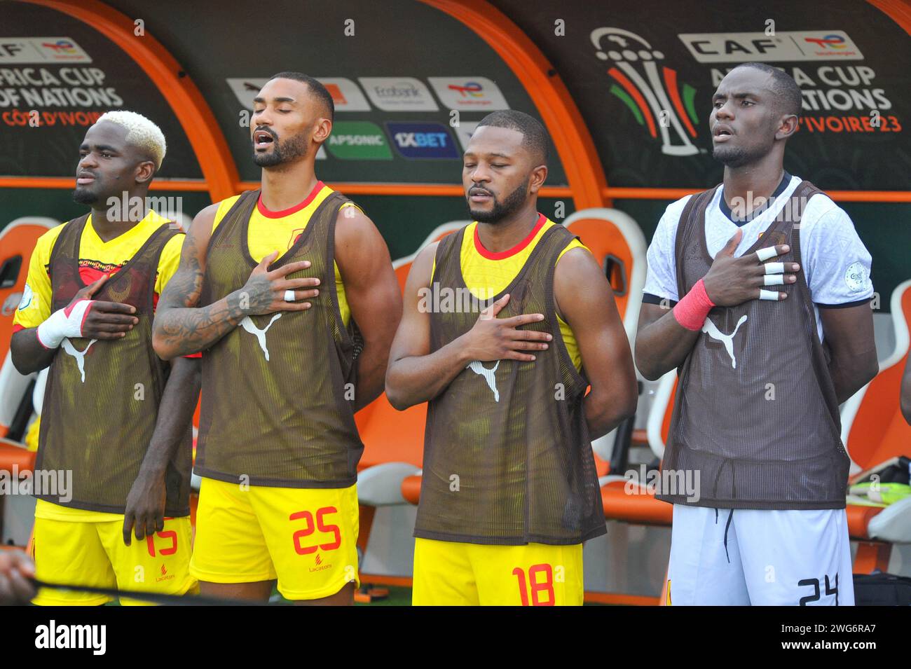 ABIDJAN, COTE D'IVOiRE - FEBRUARY 2; Zito Andre Sebastiao Luvumbo ...