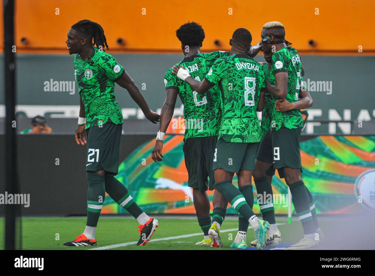 ABIDJAN, COTE D'IVOiRE - FEBRUARY 2; during the TotalEnergies Caf ...