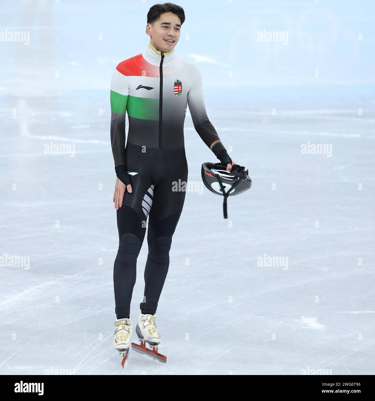 FEB 5, 2022 - Beijing, China: Sandor Shaolin LIU of Team Hungary ...