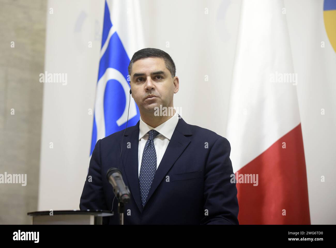 Non Exclusive: KYIV, UKRAINE - FEBRUARY 2, 2024 - OSCE Chairperson-in ...