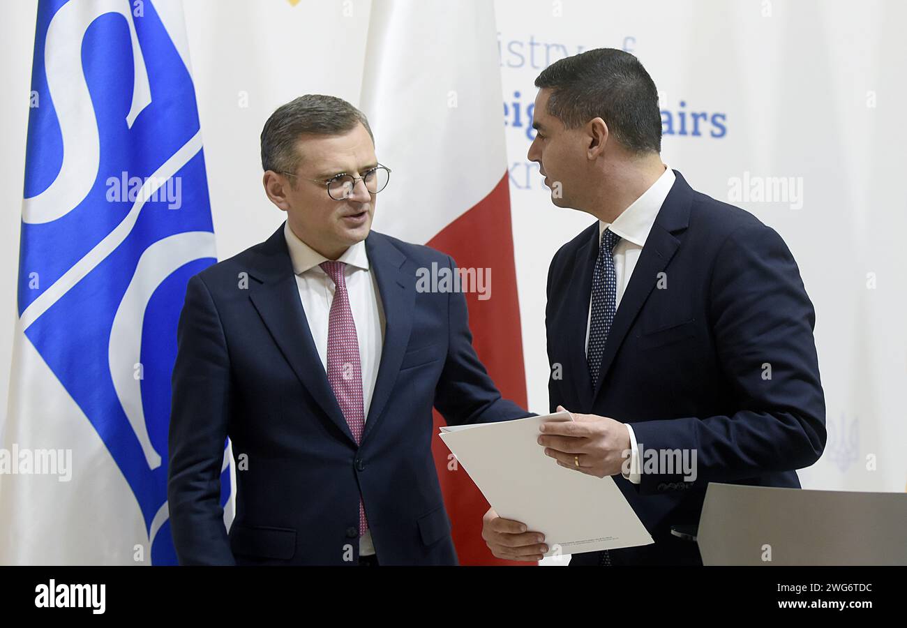 Non Exclusive: KYIV, UKRAINE - FEBRUARY 2, 2024 - OSCE Chairperson-in ...