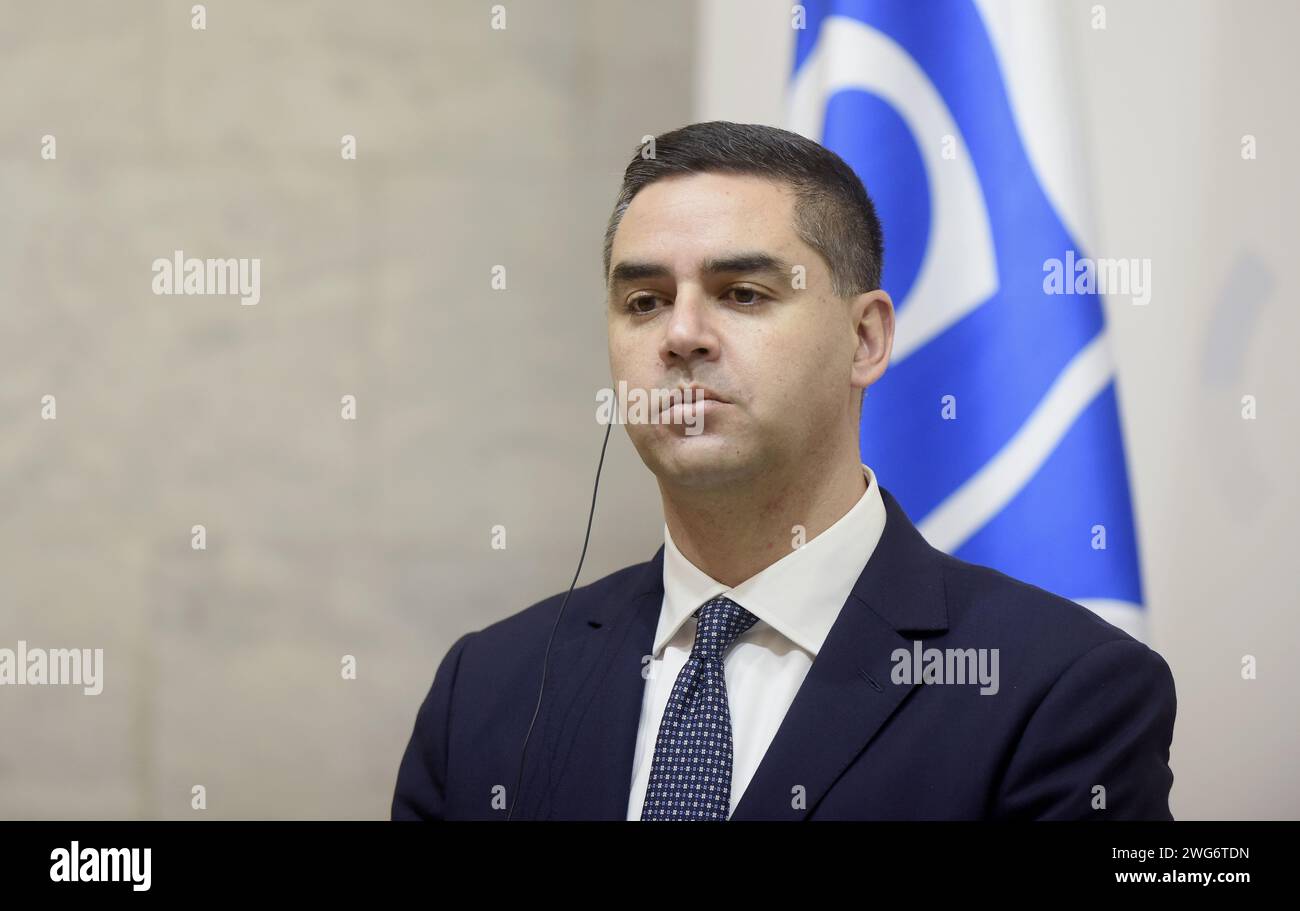 Non Exclusive: KYIV, UKRAINE - FEBRUARY 2, 2024 - OSCE Chairperson-in ...