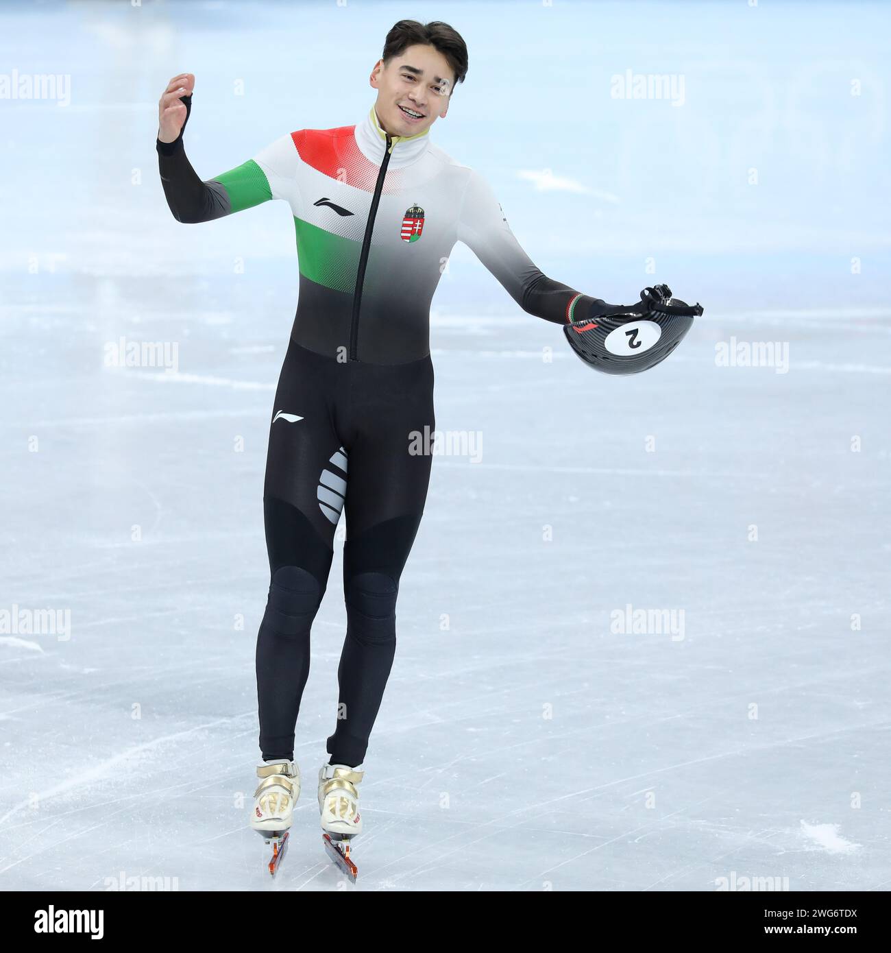 FEB 5, 2022 - Beijing, China: Sandor Shaolin LIU of Team Hungary ...