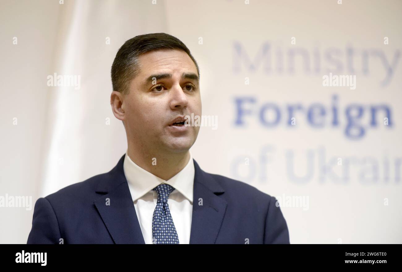 Non Exclusive: KYIV, UKRAINE - FEBRUARY 2, 2024 - OSCE Chairperson-in ...