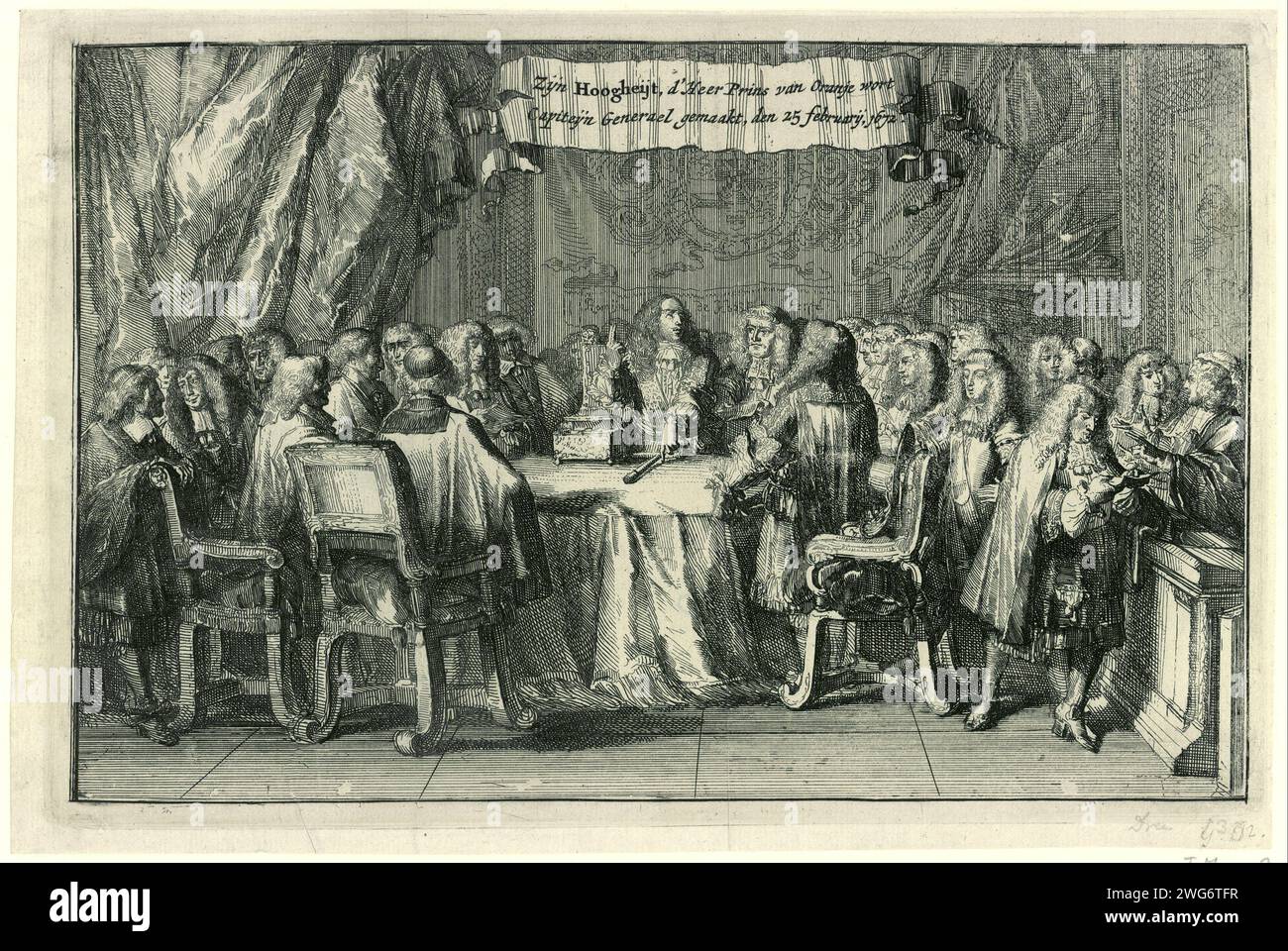 Willem III sworn in as Captain General, 1672, Romeyn de Hooghe, 1672 ...