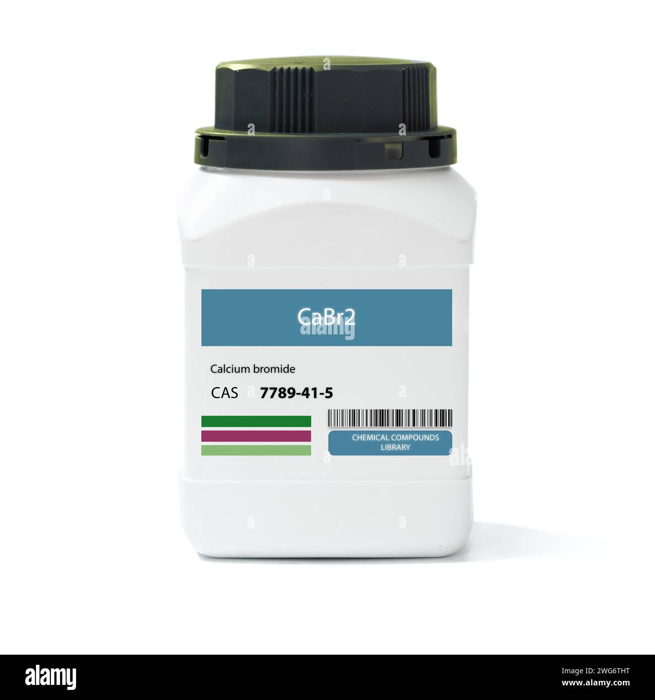 CaBr2 - Calcium Bromide. Chemical compound. CAS number 7789-41-5 Stock ...