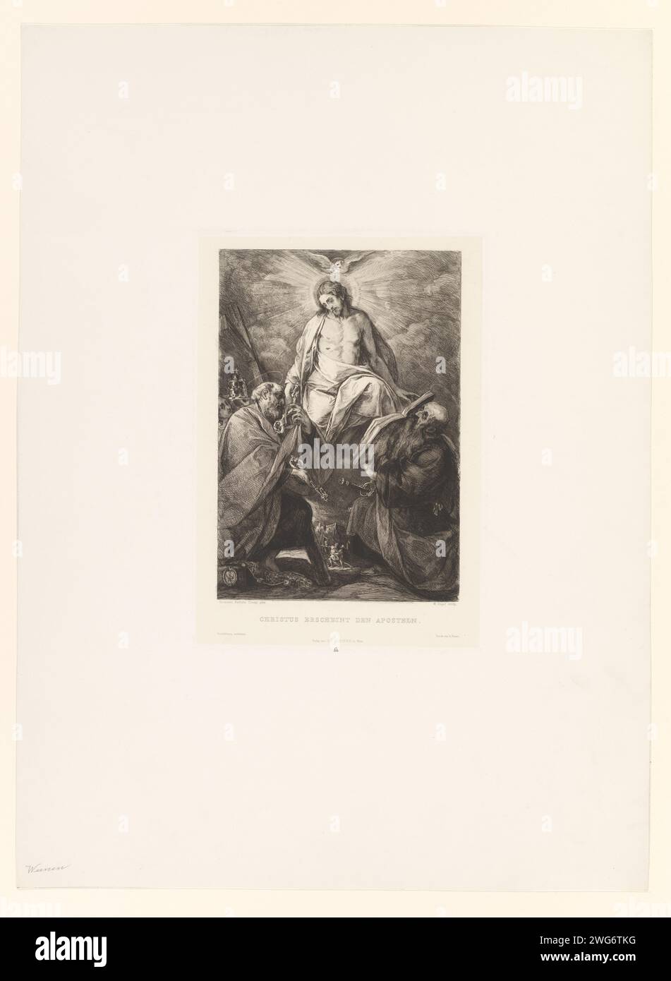Christ appears on the Apostles, William Unger, After Giovanni Battista ...