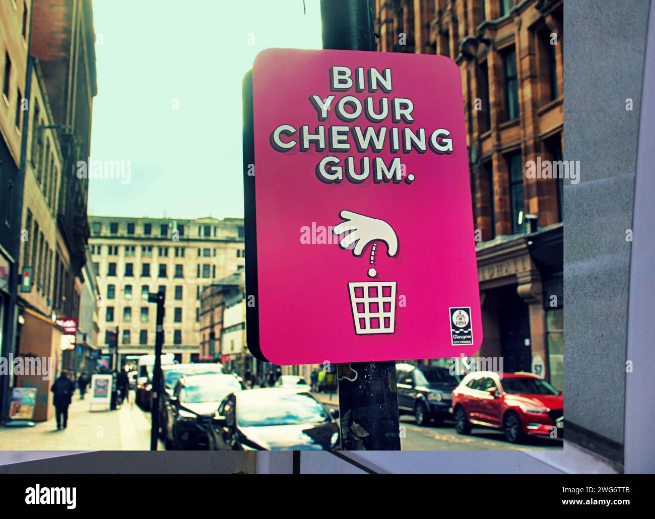 Glasgow, Scotland, UK. 3rd February, 2024. UK Weather: Dull day saw ...