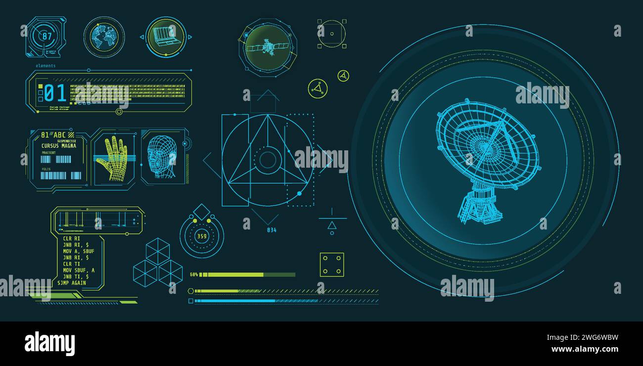 Design elements for infographic of data communication Stock Vector ...