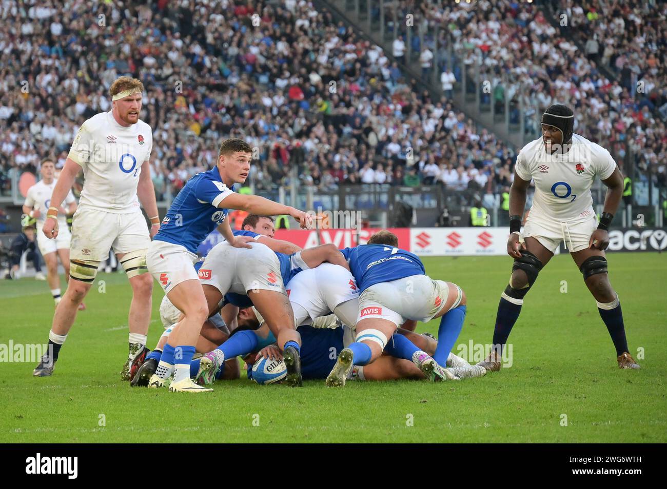 Rome, Italy. 3rd February 2024; Stadio Olimpico, Rome, Italy: Six ...