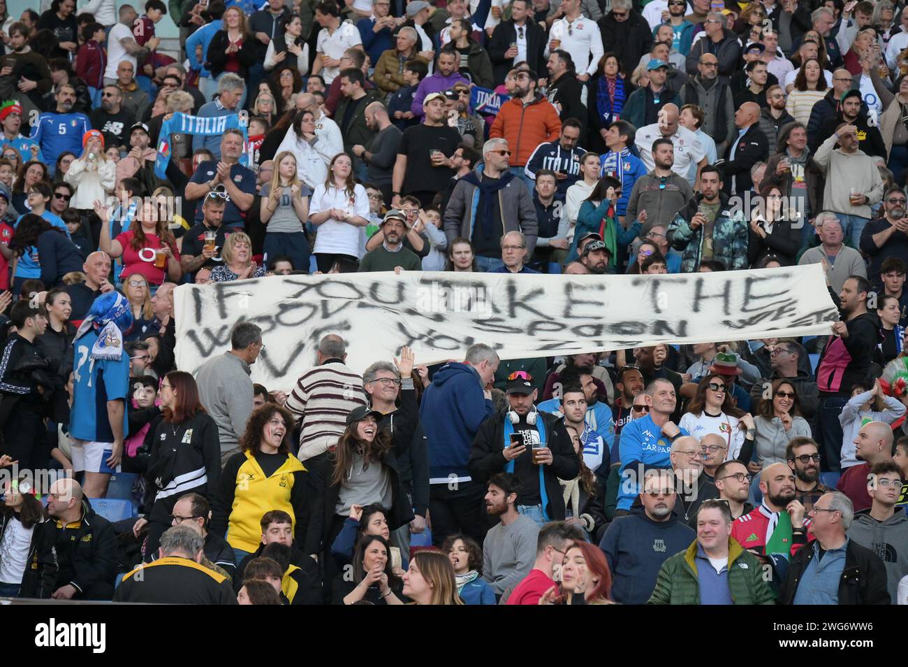 3rd February 2024; Stadio Olimpico, Rome, Italy: Six Nations ...