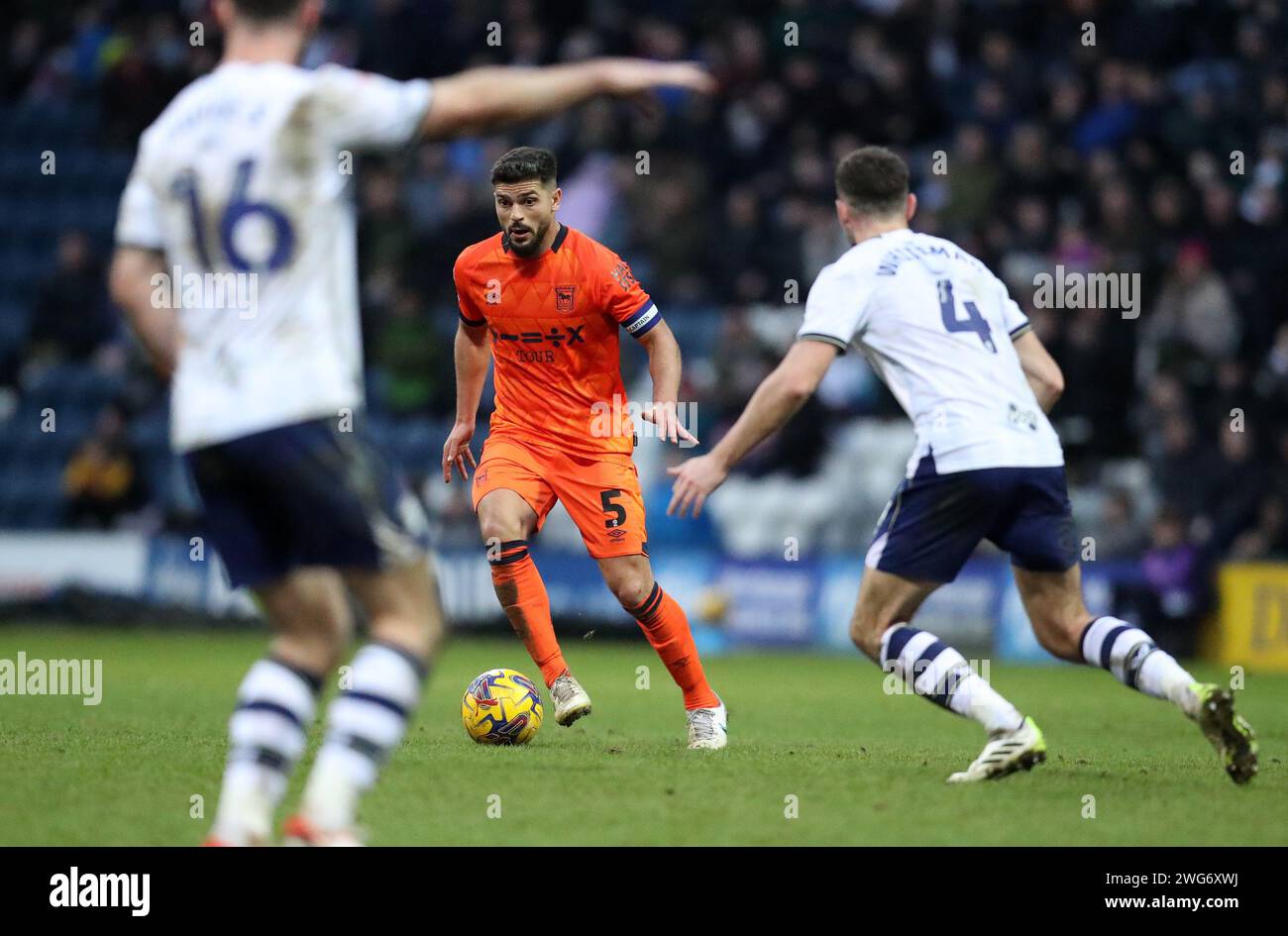 Deepdale, Preston, UK. 3rd Feb, 2024. EFL Championship Football ...