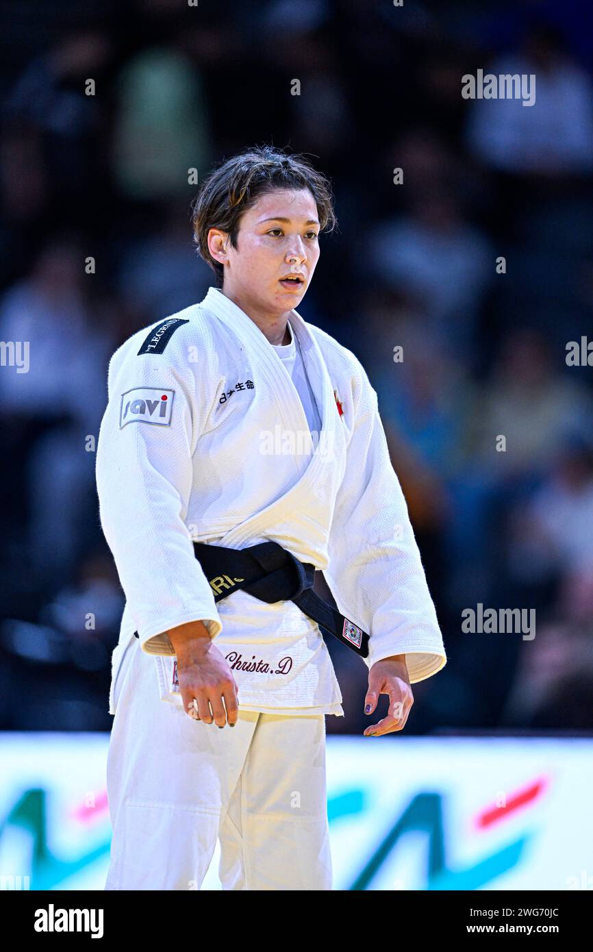Paris, France. 03rd Feb, 2024. Christa Deguchi during the Paris Grand ...