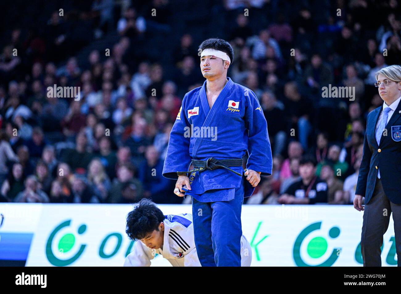 Paris, France. 03rd Feb, 2024. Joshiro Maruyama of Japan during the Paris Grand Slam 2024 IJF ...