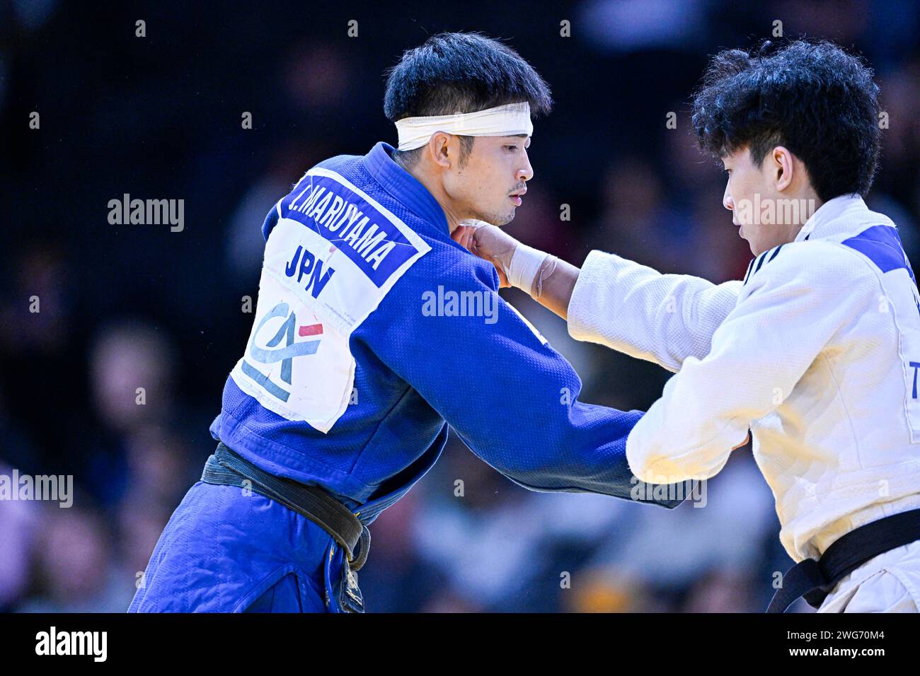 Paris, France. 03rd Feb, 2024. Joshiro Maruyama of Japan during the Paris Grand Slam 2024 IJF ...