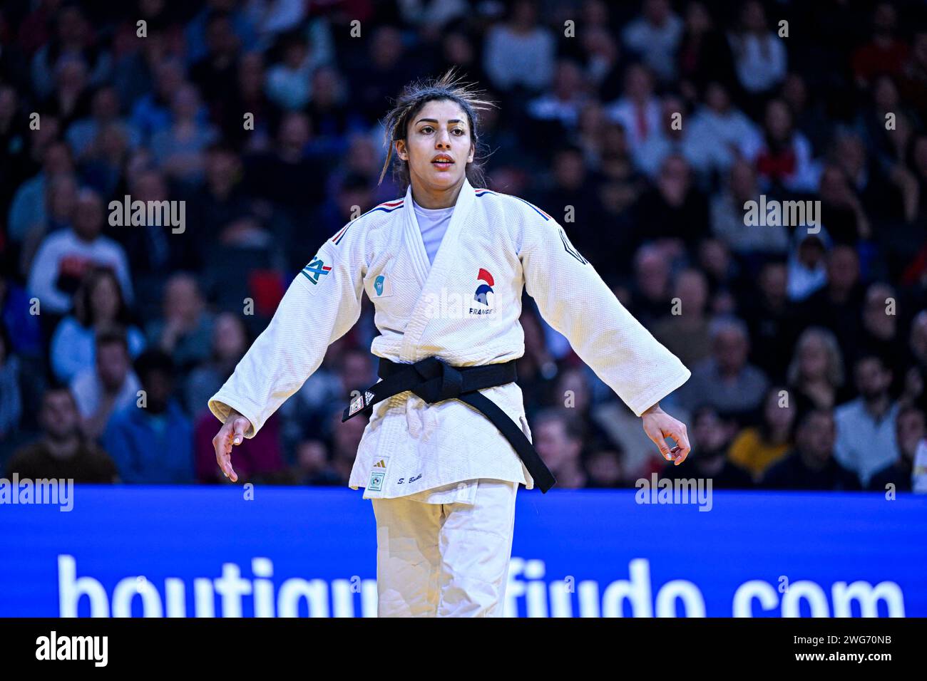 Paris, France. 03rd Feb, 2024. Shirine Boukli during the Paris Grand ...