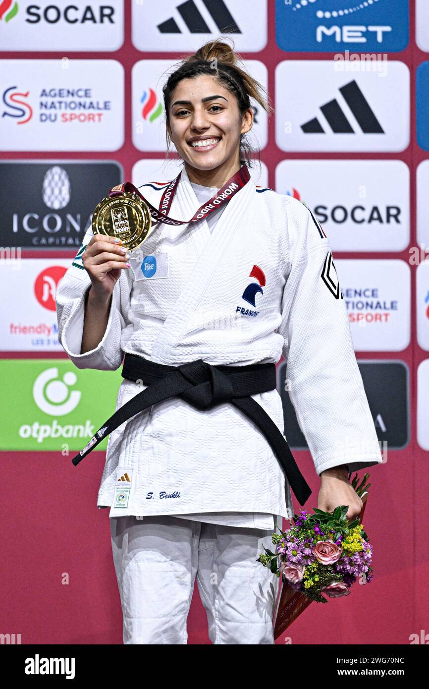 Paris, France. 03rd Feb, 2024. Shirine Boukli during the Paris Grand ...