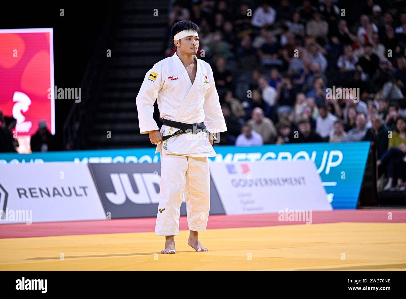 Paris, France. 03rd Feb, 2024. Joshiro Maruyama of Japan during the Paris Grand Slam 2024 IJF ...