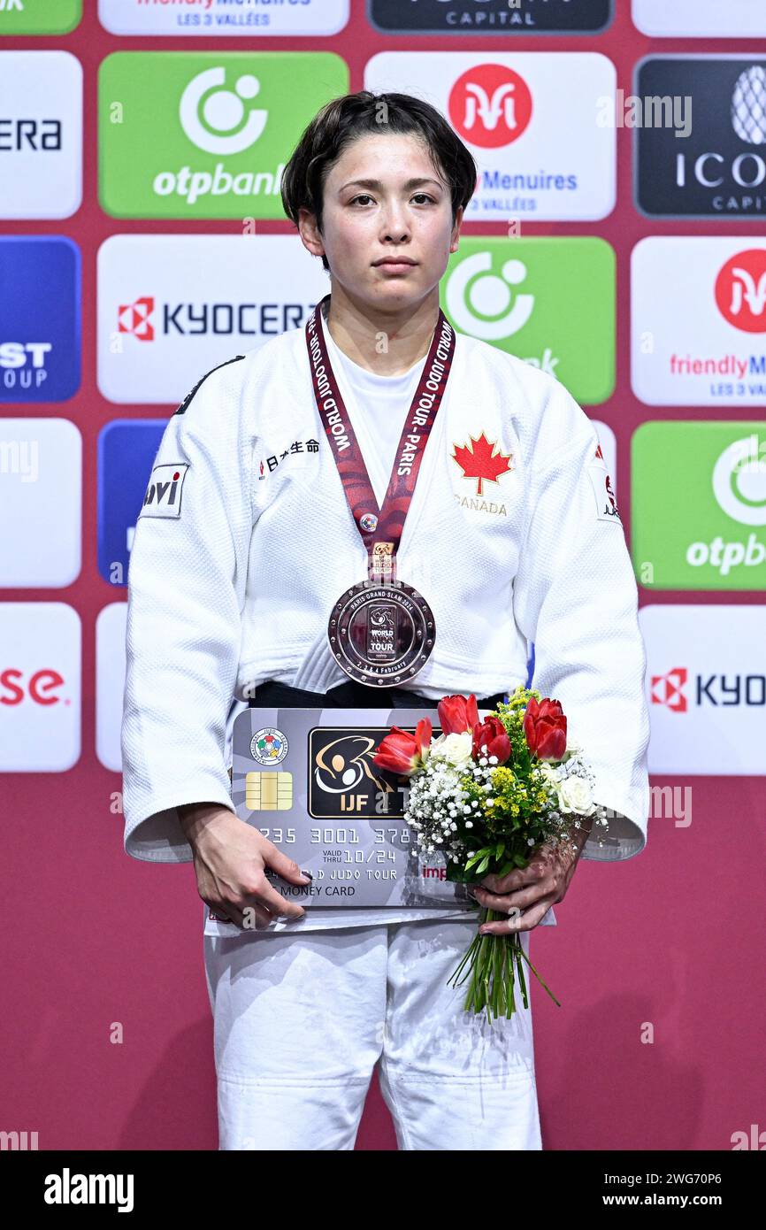 Paris, France. 03rd Feb, 2024. Christa Deguchi during the Paris Grand ...