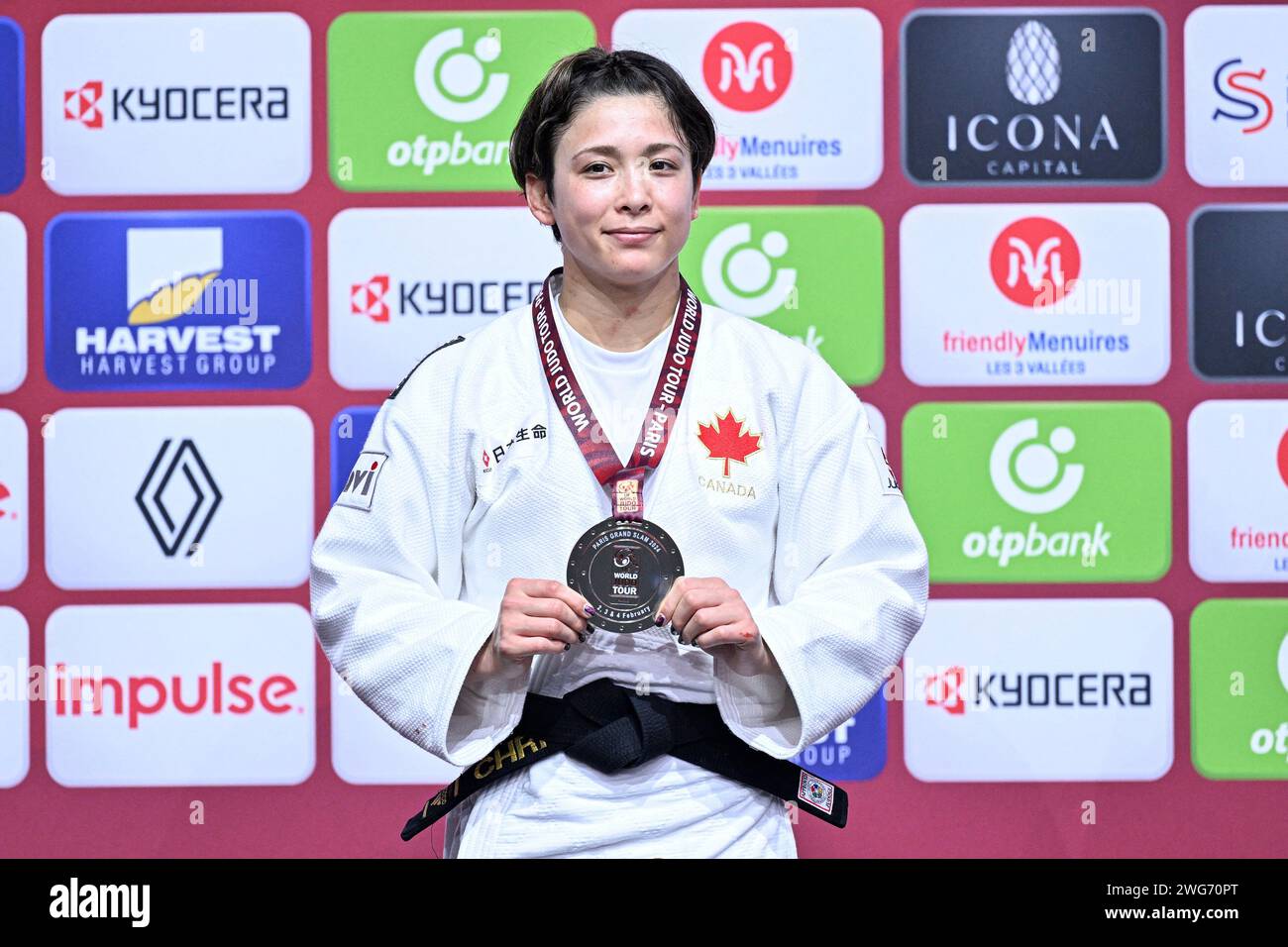 Paris, France. 03rd Feb, 2024. Christa Deguchi during the Paris Grand ...