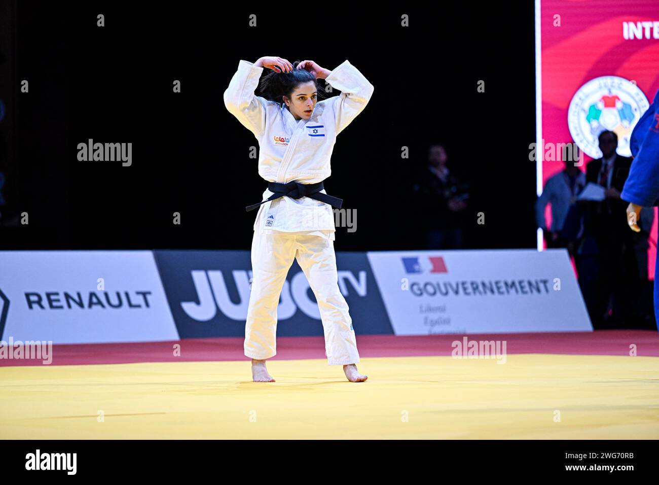 Paris, France. 03rd Feb, 2024. Gefen Primo during the Paris Grand Slam ...