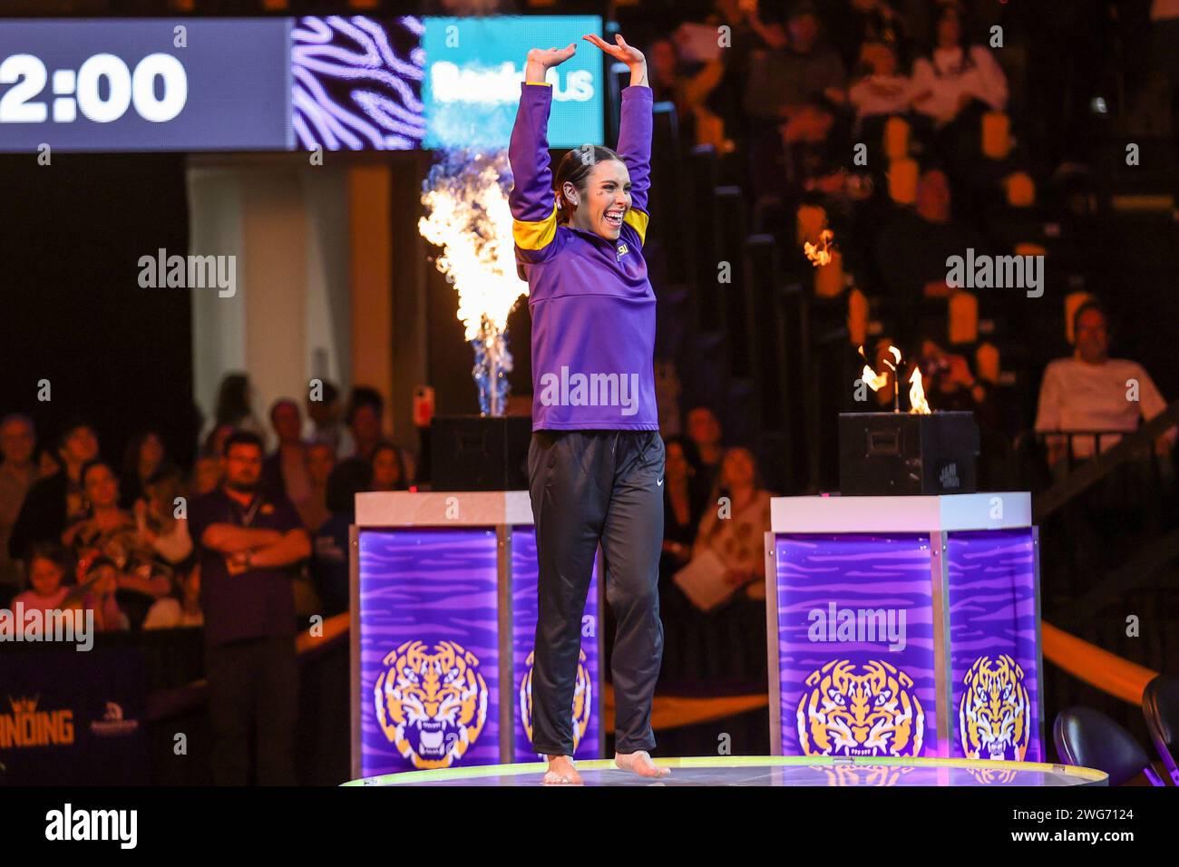 Lsu tigers gymnastics hi-res stock photography and images - Alamy