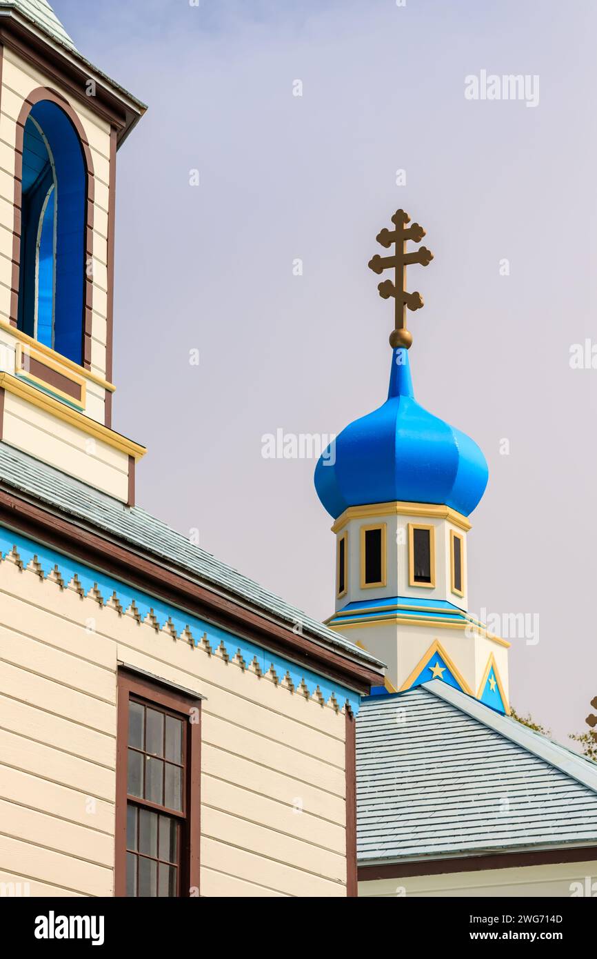Holy Assumption of the Virgin Mary Orthodox Church - Kenai, AK Stock ...