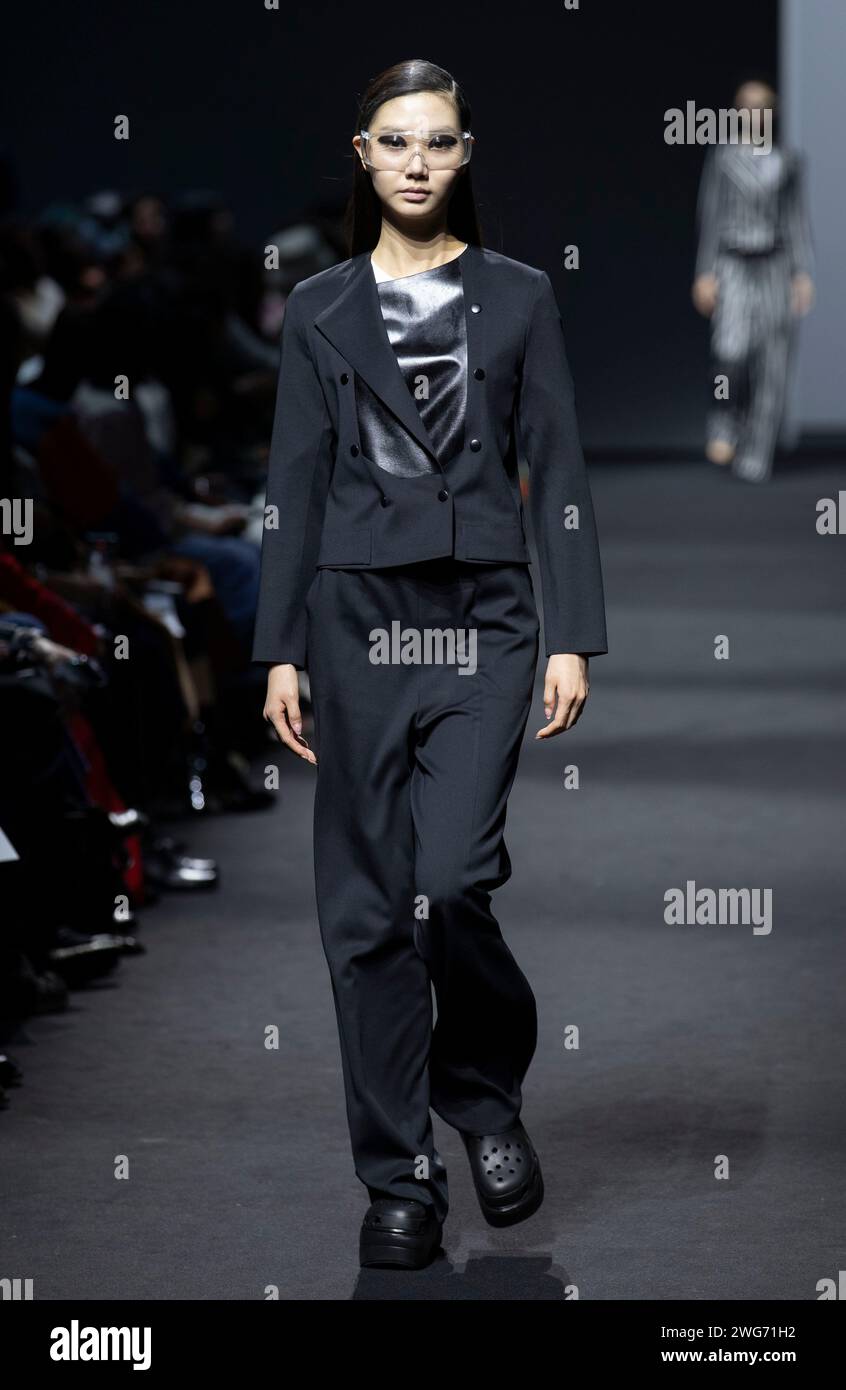 Seoul, South Korea. 3rd Feb, 2024. A model walks the runway during the ...