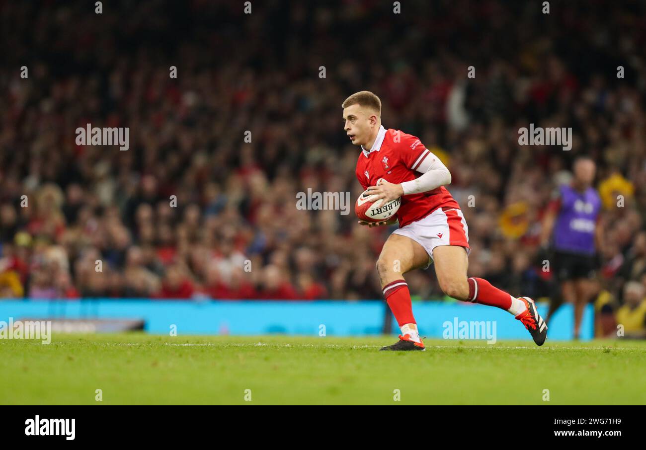 Cardiff, Wales. 3rd February 2024; Principality Stadium, Cardiff, Wales ...