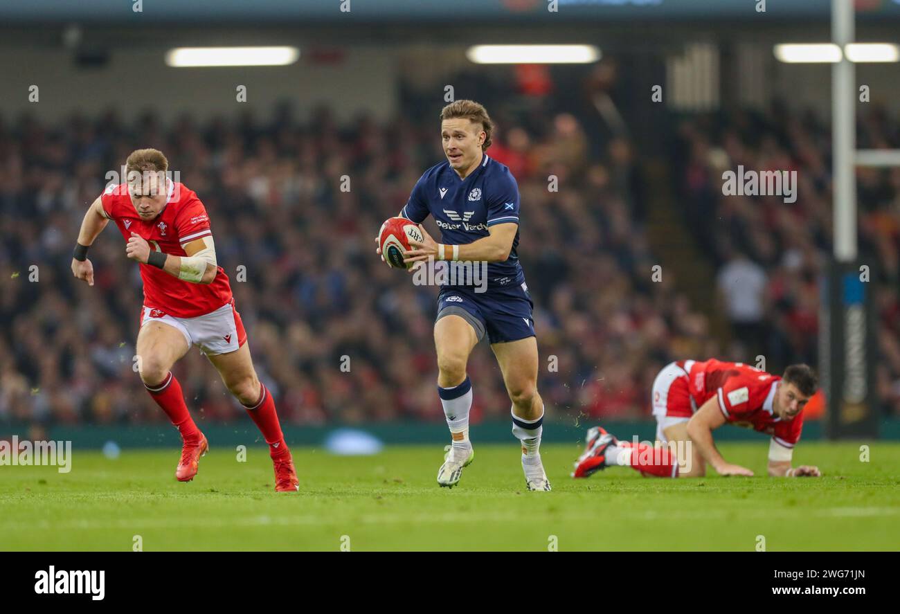 Cardiff, Wales. 3rd February 2024; Principality Stadium, Cardiff, Wales ...