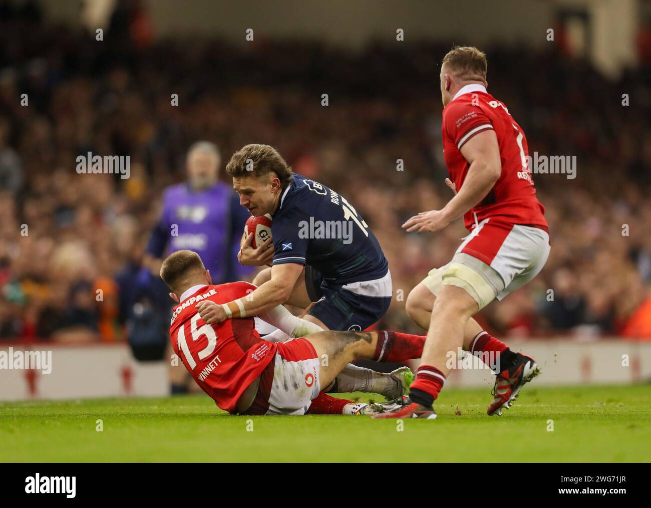 Cardiff, Wales. 3rd February 2024; Principality Stadium, Cardiff, Wales ...