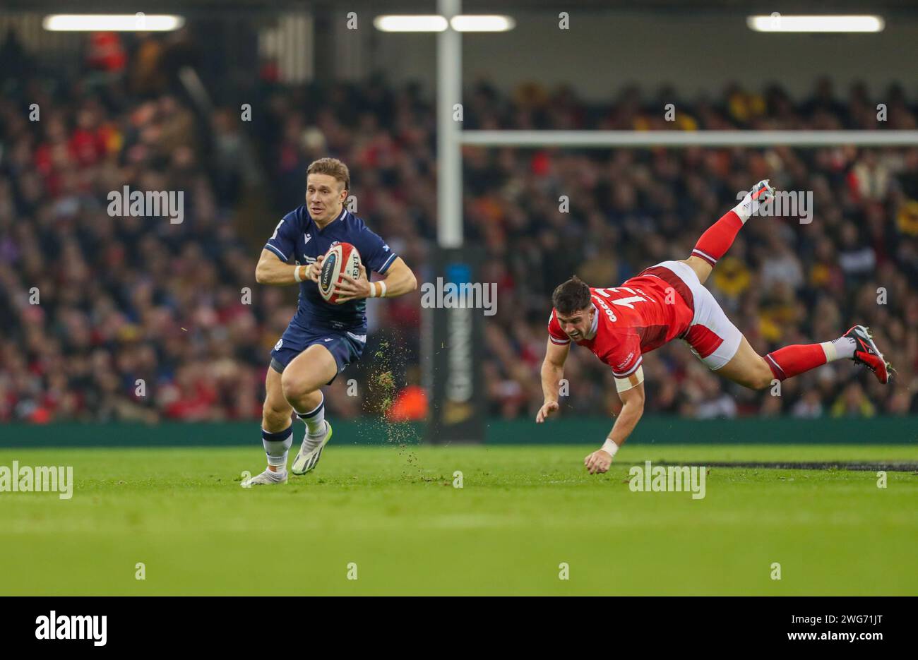Cardiff, Wales. 3rd February 2024; Principality Stadium, Cardiff, Wales ...