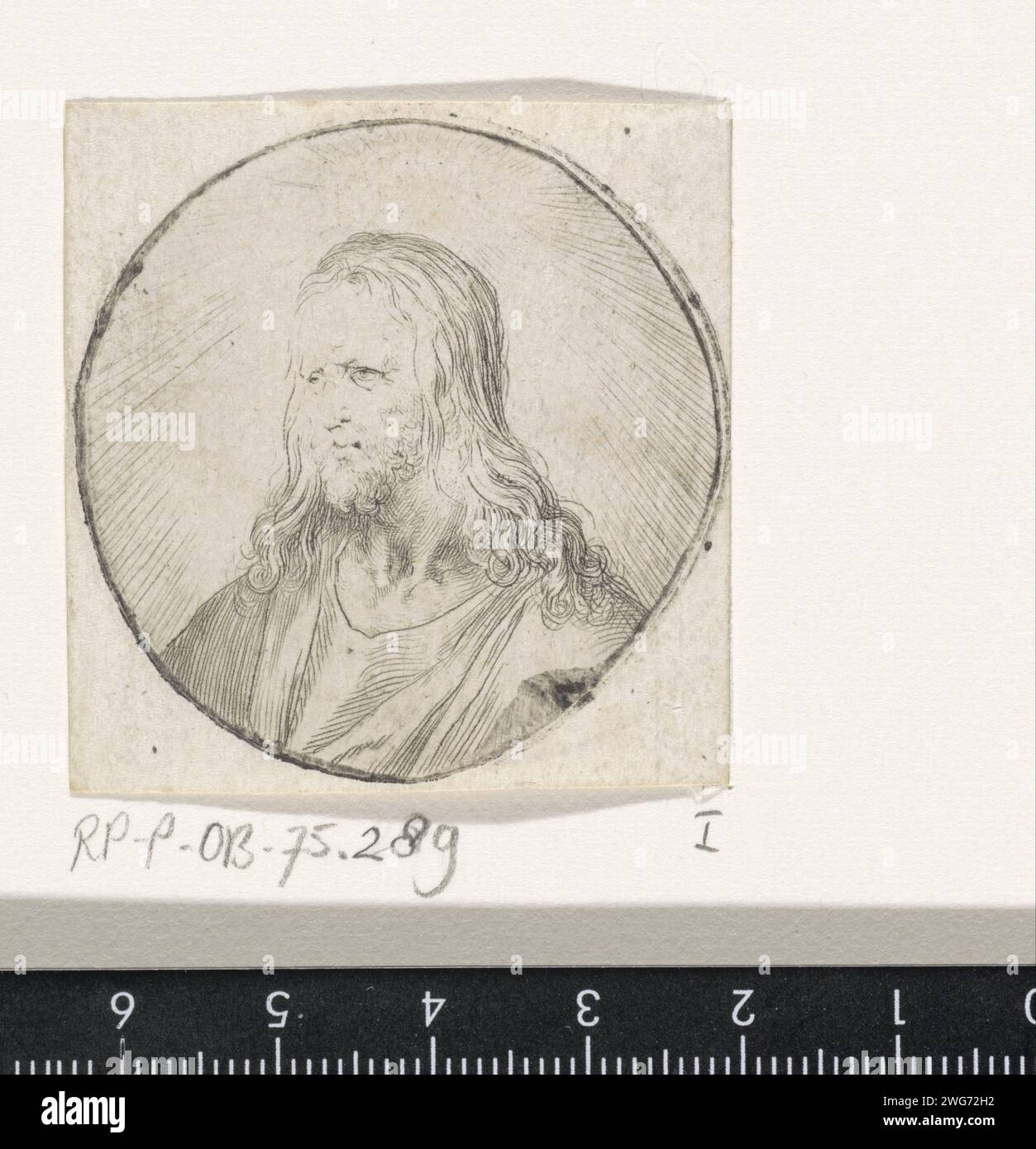 Bust van Christus, Anonymous, 1600 - 1750 print Low Countries paper ...
