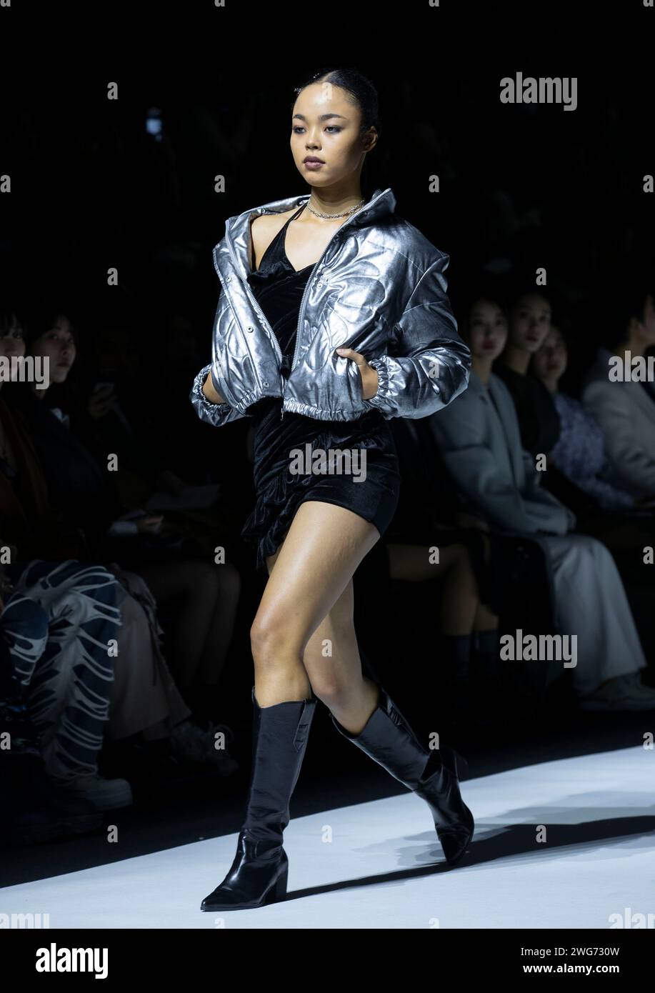 Seoul, South Korea. 3rd Feb, 2024. A model walks the runway during the ...